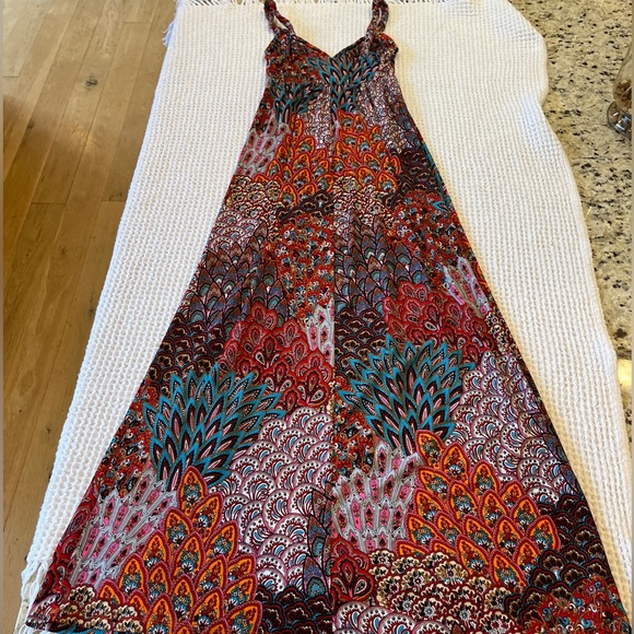 Moa Moa | Dresses | Moa Moa Bohemian Style Stretchy Muticolored Maxi ...